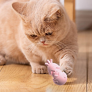 Generic Puppy Chewing Aid - Engaging Canine Playthings, Dog Dentals Chew Toy | Enhances Oral Health for Dogs, Ultra- Pet Toys, Sturdy Dog Entertainment, Dog Chew Items for Powerful Chewers, Pink