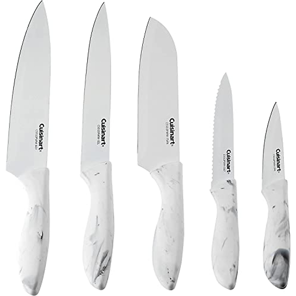 Cuisinart C55-10PWM Advantage-Cutlery-Set, 10-Piece, Faux Marble