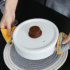 Hemoton 4pcs Cooking Pinch Mitts Pot Clip Holder Moving Hot Plate Bowls Gloves Grips Triangle Covers Oven Mitten Hand Protector for Kitchen