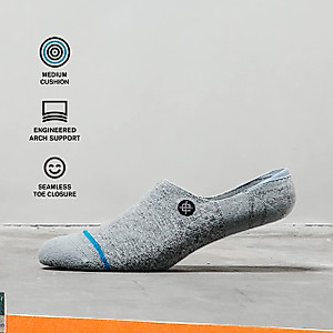 Stance Pablo No Show Socks (Medium, Offwhite)