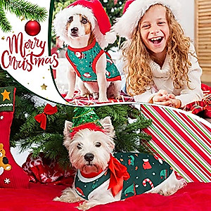 12 Pieces Christmas Dog Shirt Bulk Dog Christmas Outfit Christmas Dog Clothes Puppy Christmas Shirt for Small Dogs Christmas Home and Party Dog Supplies (Large)