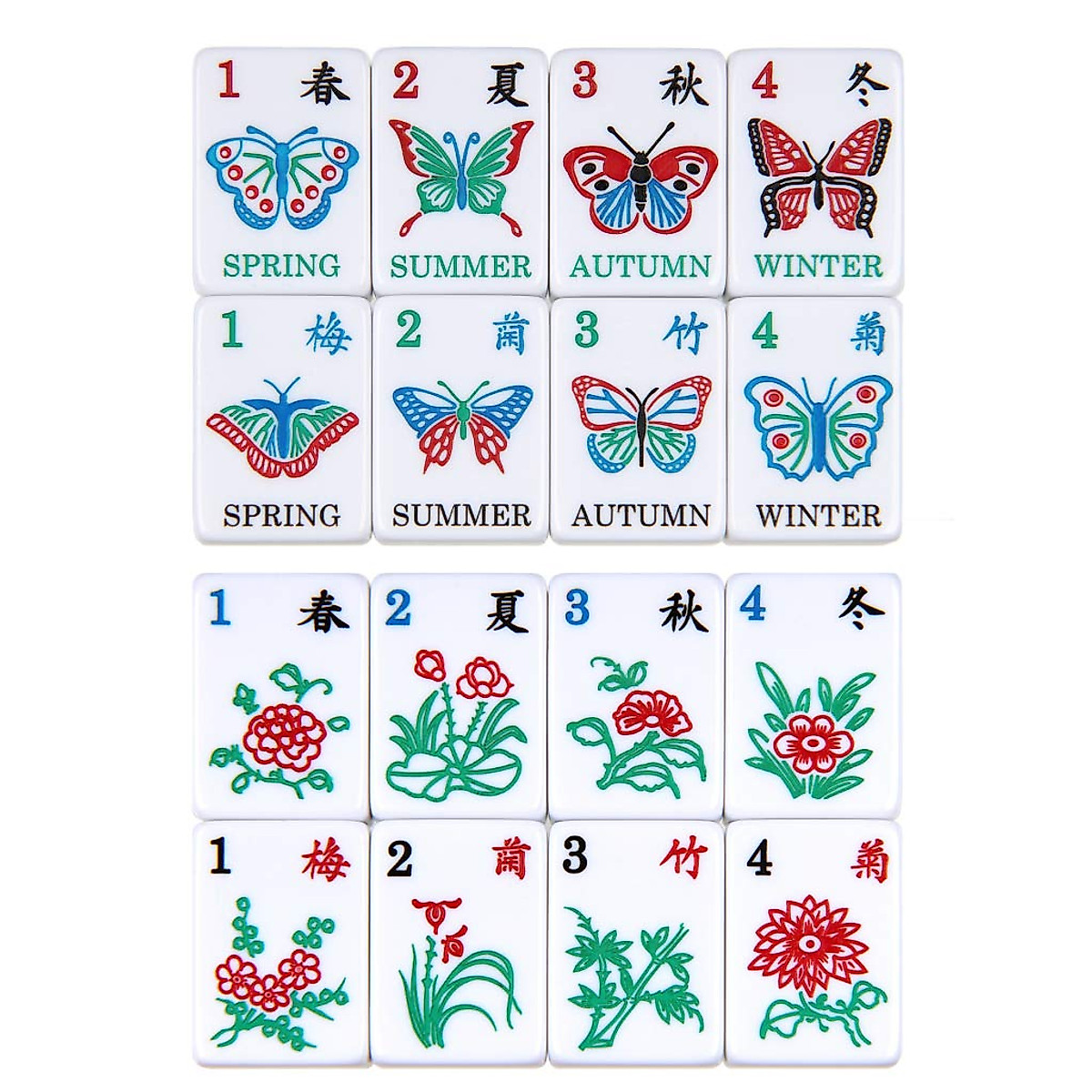 Linda Li New! - American Mahjong Set The Artisan Collection: Butterfly Series – in Black Poppy Soft Bag