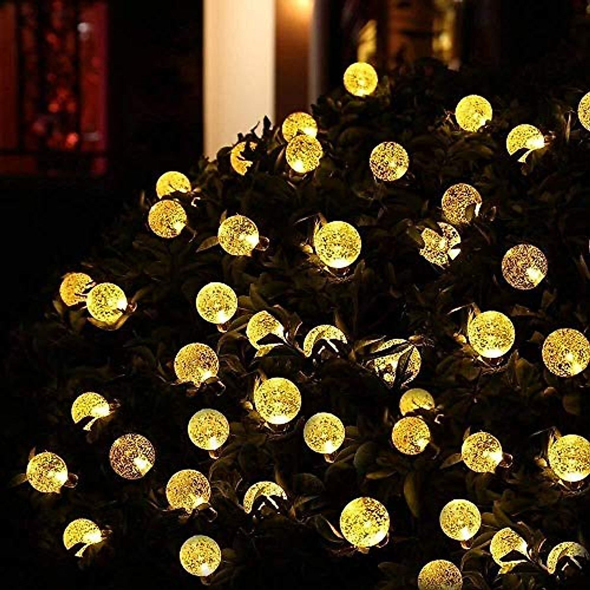 ZBM--ZBM Solar String Light, Outdoor Fairy Lights Waterproof Crystal Ball Decorative Lights for Garden, Terrace, Garden, Home Decorative Lights Luces de hadas