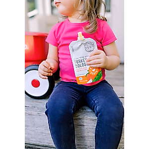 Serenity Kids Bone Broth Puree Made With Organic Veggies | Clean Label Project Purity Award Certified | 3.5 Ounce BPA-Free Pouch | Pasture Raised Turkey Bolognese | 6 Count