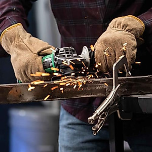 Metabo HPT 18V MultiVolt™ 4-1/2-Inch Cordless Angle Grinder, Tool Only - No Battery, Paddle Switch, 8,000 RPM, 5 Safety Features, Auto Mode, G1812DFQ4