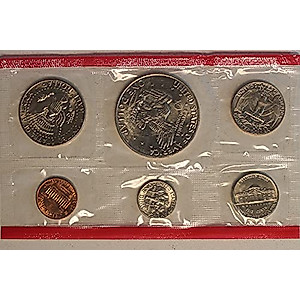 1973 United States Mint Uncirculated Coin Set in Original Government Packaging