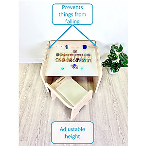 Montessori Table and Chair Set - Papaya Set