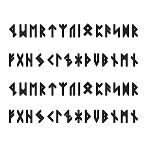 Knuckle Viking Runes - Runes Temporary Tattoo