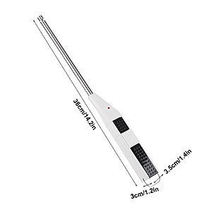 Fdit Electronic Kitchen Gas Stove Lighter Oven BBQ Candle Safety Ignitor Home Kitchen Outdoor Camping Picnic Use(Black)