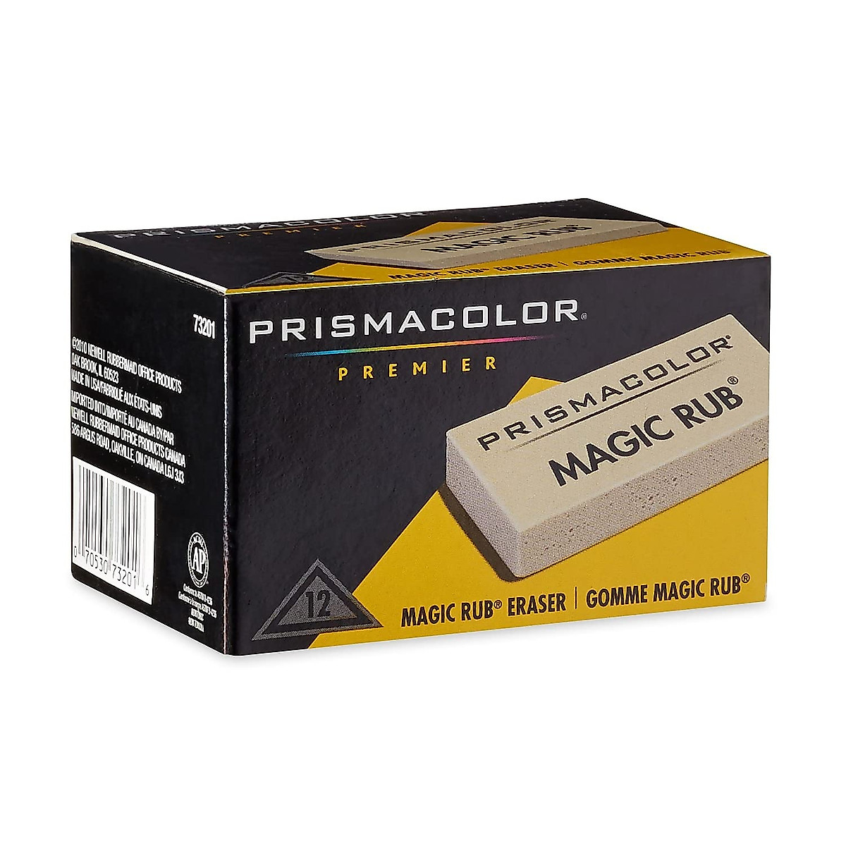 Sanford 73201 Prismacolor Magic Rub Art Eraser, Vinyl, 1-Dozen