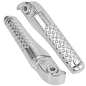 GREHUA Foot Pegs Footrest Bracket Set Assembly for 6.5Hp 212cc 196cc Coleman CT200U Trail 200 CT200U-EX BT200X CT200U-EXR CT100U Trail 100 Left Right Silver 2 pack Powersports Motor Mini Bike Parts