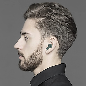 Konnek Stein Wireless Earbuds Bluetooth 5.0 Headphone, Type-C Charging Case 320mAh, Touch Control, Built-in Mic Active Noise Cancelling True Wireless Earbud - Green