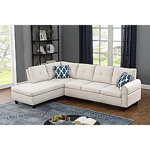 Devion Furniture Edo Sofas, Beige