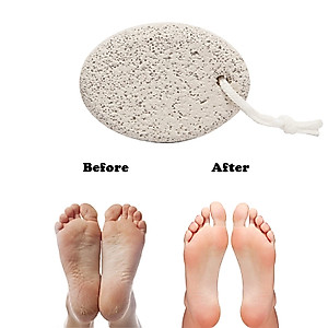4 Pcs Value Pack Pumice Stone, Pumice Stone for Feet, KUTOLAKI Natural Lava Foot Pumice Stone, Pumice Scrubber Foot Stone Exfoliating Callus Remover, Pumice Stone Remove Dead Skin for Hand, Foot