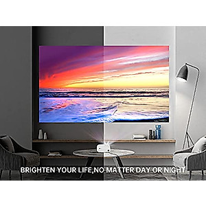 VIMGO 5G WiFi Projector, 9700LUX Native 1080P Projector, 220” Display Video Projector w Tripod, Portable Outdoor Projector for TV Stick, Video Games,HDMI/USB/AV/PS5, iOS Android Smartphone Synchronize
