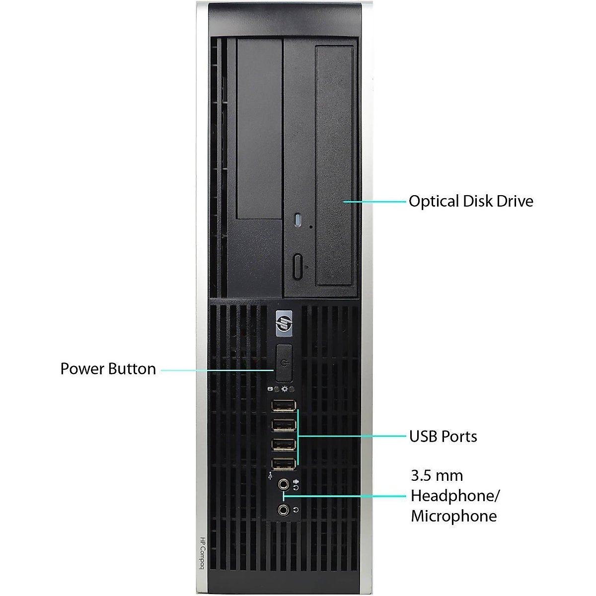 HP 8300 Elite Small Form Factor Desktop Computer (Intel Core i5-3470 3.2GHz Quad-Core, 8GB RAM, 500GB SATA, Windows 10 Pro 64-Bit) (Renewed)