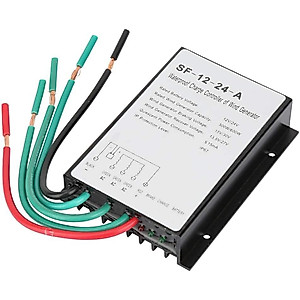 Wind Controller,12V/24V 300W/600W Waterproof Wind Turbine Generator Controller Regulator