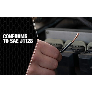 Southwire 55667323 Primary Wire, 18-Gauge Bulk Spool, 100-Feet, Black