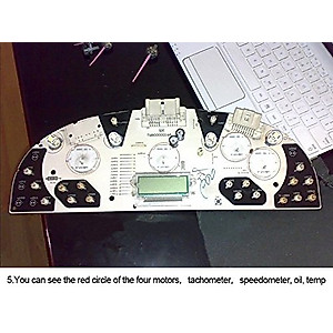 Dr.Roc GM Instrument Cluster Gauge Stepper Motor Repair Kit X27 168 (7 Motors,10 Backlight Bulbs,1 Remove Tool,Flux Rosin Core Solder)