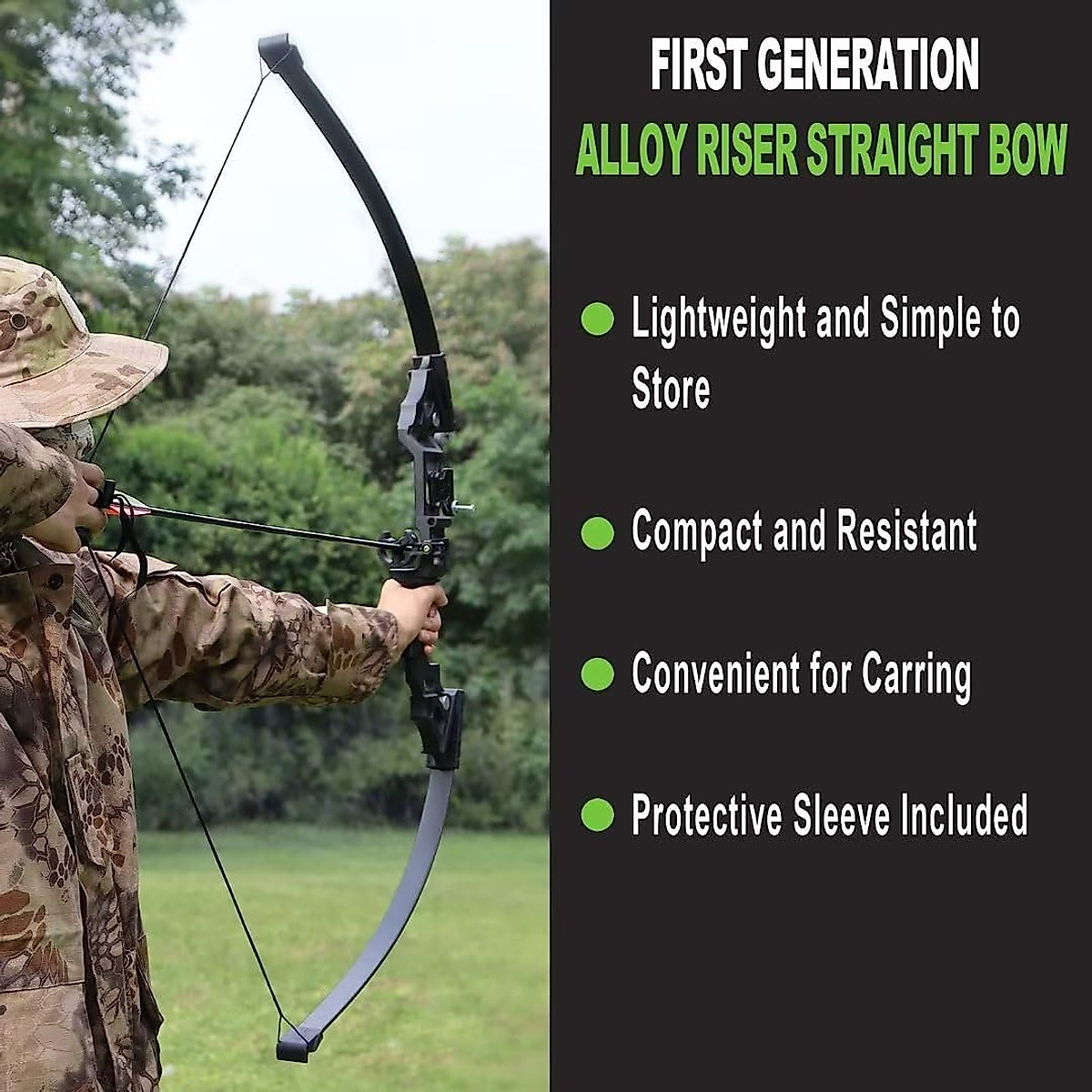 Archery Bows for Adults, Takedown Aluminum Alloy Riser Bow and Arrow Set for Adults Beginners, 30 40 Lbs Right Hand Archery Set with 12 Arrows Recurve Kit