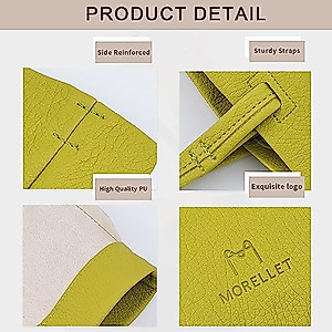 2023 Upgrade Leather Tote Bag for Women, Big Capacity Top Handle Ladies Shoulder Bags for Work School