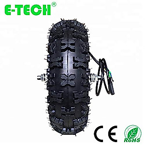 800w/48v Brushless Gearless 13in Ebike Scooter Conversion Kit Hub Motor (Model: Full Conversion Kit & Motor)