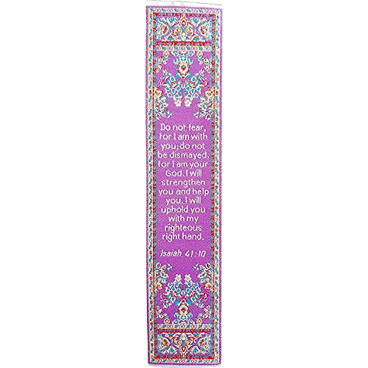 Christian Bookmark, Do Not Fear, Woven, Mini Carpet