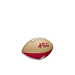 WILSON NFL Mini Team Retro Football-San Francisco, Brown