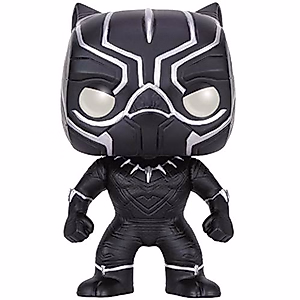 POP Marvel: Captain America 3: Civil War - Black Panther Funko Pop! Vinyl Figure (Bundled with Compatible Pop Box Protector Case), Multicolor, 3.75 inches