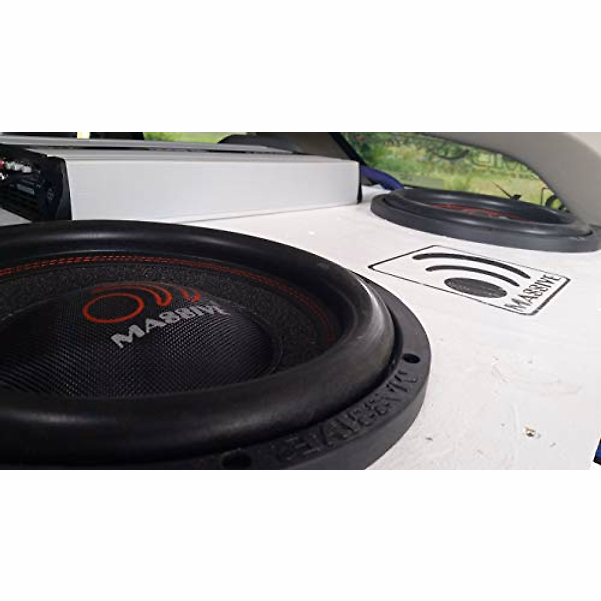 Massive Audio GTX122 – 12 Inch Car Audio Subwoofer, High Performance Subwoofer for Cars, Trucks, Jeeps - 12" Subwoofer 700 Watt RMS, 1400w MAX Dual 2 Ohm, 2.5 Inch Voice Coil. Sold Individually