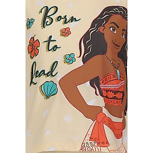 Princess Mulan Tiana Rapunzel Moana Big Girls 4 Pack T-Shirts 14-16