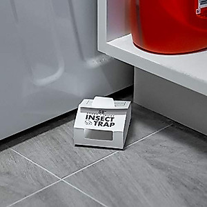 S&T INC. 512501 30pk Insect Traps, Brown Recluse, Hobo Spiders, Black Widows, White, 30 Count