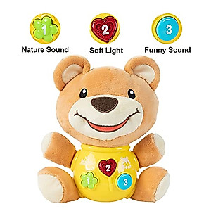 LITTLESMET Baby Plush Bear Musical Toys for Baby Boys 0-6 Months Infant Girl Boy Bears Musical Toys for Babies Newborn Baby Gifts 0-3 Months, 3-6 Months, 6-12 Months
