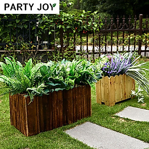 PARTY JOY 14 Bunches Fake Plants Outdoor, Fake Bushes UV Resistant Artificial Flowers Greenery Shrubs Faux Greenery for Outdoor Garden Patio Front Porch Yard Decor