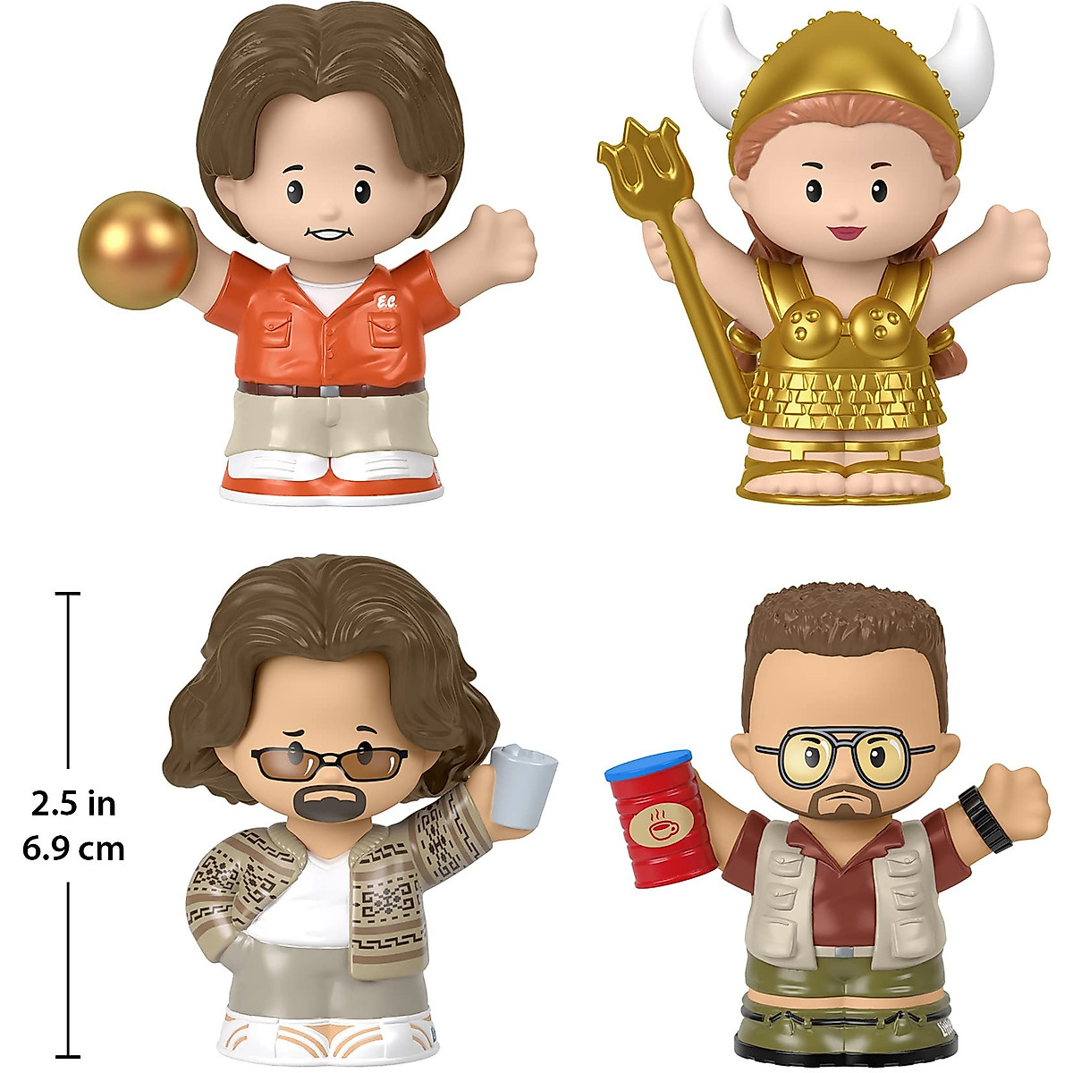 Little People Collector The Big Lebowski Special Edition Set in a Display Gift Box for Adults & Fans, 4 Figures