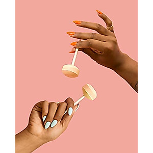 Smarties Lollies Mega | Vegan, Gluten Free, Peanut & Fat Free Fruity Flavors Childhood Treat, Perfect for Parties & Celebrations | Made by US Candy Company Since 1949 - 4 Pounds Jar 60 Counts