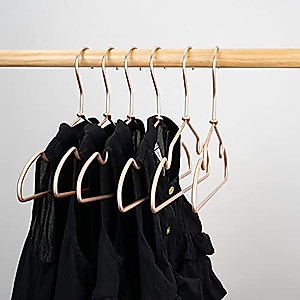 Koobay 12.6" Metal Wire Rose Gold Children Clothes Hangers,30PACK, Baby Coat Clothes Hangers Display Storage
