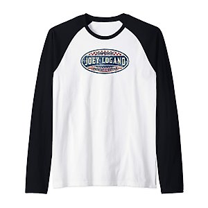NASCAR - Joey Logano - Vintage Raglan Baseball Tee