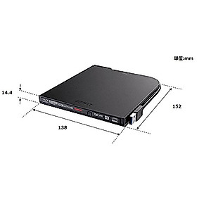 Buffalo UHD BD Portable Blu-ray Drive Black BRUHD-PU3-BK