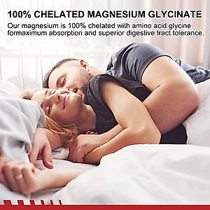 Magnesium Glycinate Gummies 400mg, Magnesium L-Threonate 200mg - Chelated Magnesium Potassium Complex Supplement with VitD, B6, CoQ10, Supports for Memory, Calm, Mood & Sleep - 60 Count (Pack of 2)