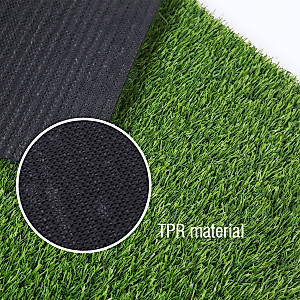 MAYSHINE Artificial Grass Door Mat Indoor/Outdoor Rug Green Turf Perfect for Multi-Purpose Home Entryway Scraper Doormat Dog Mats 24x35 inch