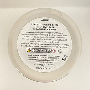 NEOM - Intensive Skin Treatment Candle | 4.93 Fl Oz (140gr) | Lavender, Chamomile & Patchouli | Massage Oil Candle for Sleep | 100% Natural Fragrances | Nourish & Soften | Signature Sleepy Scent