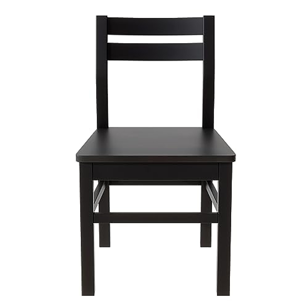 Lepfun 5 Piece Round 4 Wood Extendable Kitchen Set with Storage Drawers Farmhouse Dining Room Table and Chairs, 16" Removable Leaf, Espresso