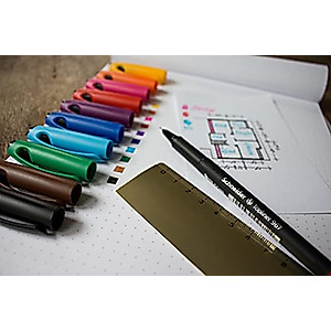 Schneider Topliner 967 Fineliner 0.4mm, Box of 10, Black (9671)