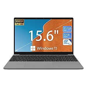 ApoloSign Windows 11 Laptop, 12GB RAM 512GB SSD, Powerful Processor, Pre-Installed OS, Lightweight Design, Professional Support