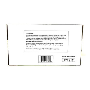 Emerald Digi-Gloves, Powder Free Disposable Latex Gloves (Medium)