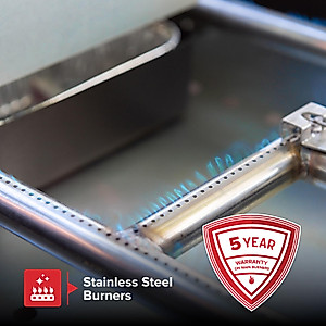 Nexgrill Daytona 1-Burner Portable Gas Griddle with Built-In Lid, 12,000 BTUs, 271 SQ In Cooking Space, Small Tabletop Propane Griddle for Outdoor Cooking, Camping, BBQs, and Parties - 820-0081