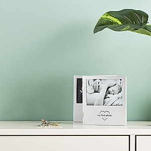 VonHaus Triple Sonogram Picture Frame for Keepsake Ultrasound Pregnancy Scan Images and Baby Photos