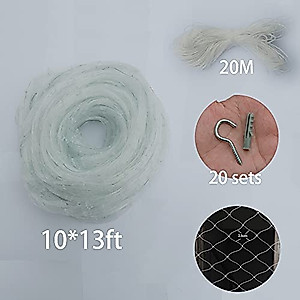 YOKMO Cat Balcony Net Cat Anti-Fall Fence Net Dog Fence Nets Transparent Nylon Pet Mesh Fence Anti-Fall Netting for Balcony Window Stairs Netting for Balcony Window Stairs（1033ft