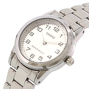 Casio Women's LTPV001D-7B Silver Metal Quartz Watch